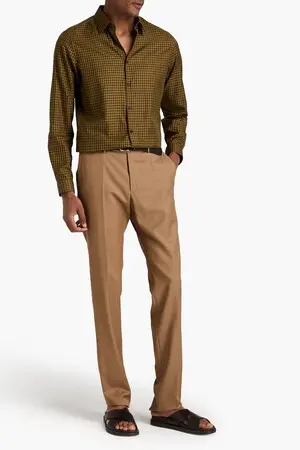 SLOWEAR Incotex Matty Wool-twill Pants