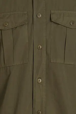 SLOWEAR Glanshirt Cottonpoplin Shirt - Army Green