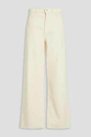 WANDLER Magnolia Cotton-corduroy Wide-leg Pants