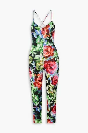 Norma Kamali Printed Jumpsuits