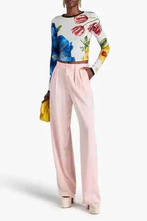 Alice + Olivia Pompey Wide-leg Pants