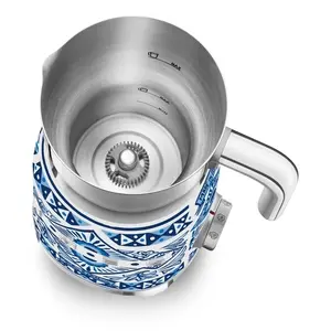 SMEG Dolce & Gabbana 50's Retro Style Aesthetic Blu Mediterraneo Milk Frother - Blue