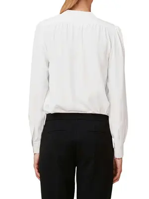 CALLAS MILANO Olympia Long Sleeve Silk Top