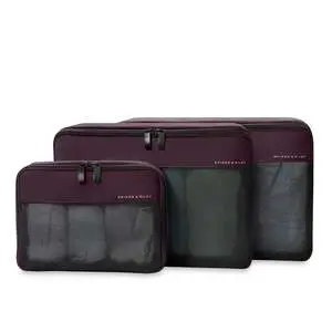 Briggs & Riley Carry-on Compression Packing Cube Set - Plum