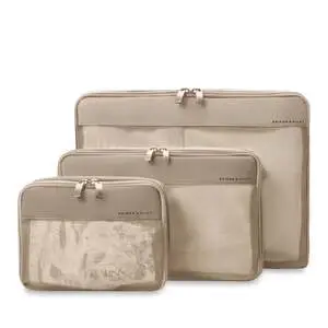 Briggs & Riley Compression Packing Cube Set - Tan