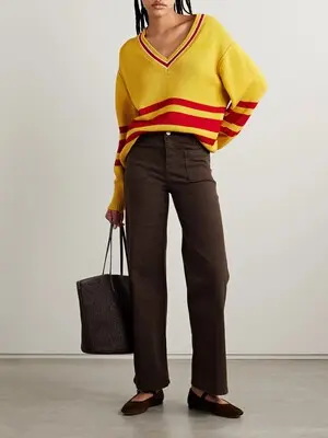 FRAME Le Slim Palazzo High-rise Wide-leg Jeans