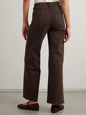 FRAME Le Slim Palazzo High-rise Wide-leg Jeans
