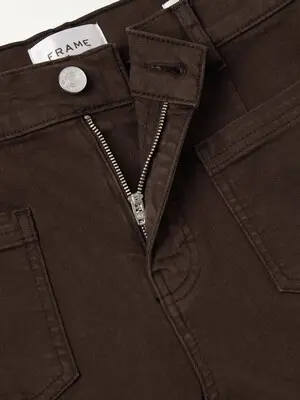 FRAME Le Slim Palazzo High-rise Wide-leg Jeans