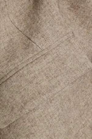 Brunello Cucinelli Bead-embellished Yak Blazer - Sand