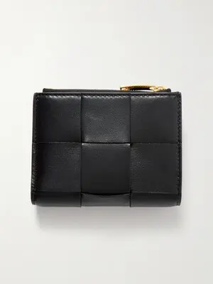 Bottega Veneta Cassette Intrecciato Leather Wallet