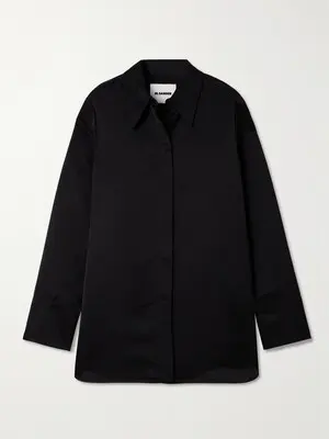 JIL SANDER Washed-satin Shirt