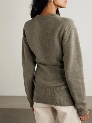JW Anderson Tie-detailed Knitted Sweater