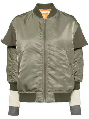 Undercover Layered Zip-up Bomber Jacket