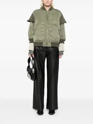 Undercover Layered Zip-up Bomber Jacket