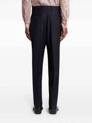 Etro Pleated Trousers - Blue