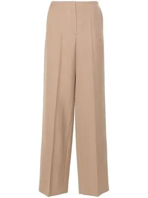 Fendi Grain-de-poudre Wool Trousers