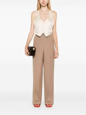 Fendi Grain-de-poudre Wool Trousers