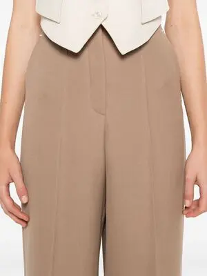 Fendi Grain-de-poudre Wool Trousers