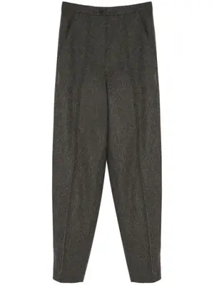 YVES SALOMON Flannel Tailored Trousers