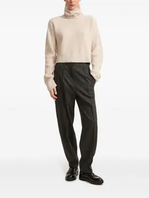 YVES SALOMON Flannel Tailored Trousers
