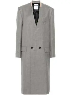 Moschino Virgin Wool Double-breasted Coat