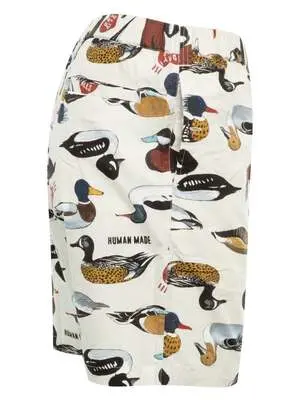 HUMAN MADE Duck-print Shorts