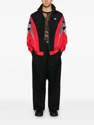 Y3 X Adidas Wide Leg Trousers With Signature 3-stripes