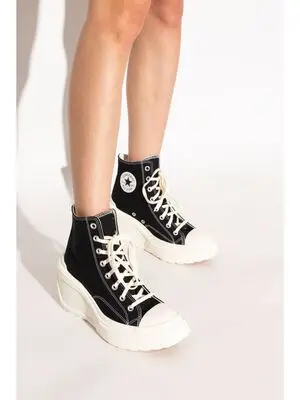 CONVERSE 110mm Chuck 70 De Luxe Wedge Hi Sneakers - Black