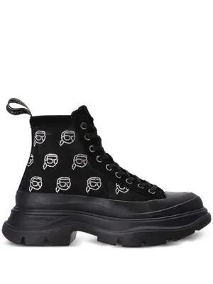 Karl Lagerfeld Combat Boots For Women