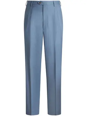 Etro Pleated Trousers - Blue