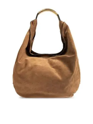 Moschino Suede Hobo Bag