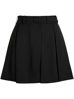 PATOU Pleated Mini Skirt - Black