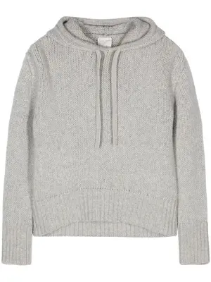 FORTE_FORTE Wool Knitted Hoodie