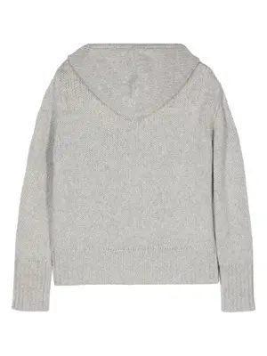 FORTE_FORTE Wool Knitted Hoodie