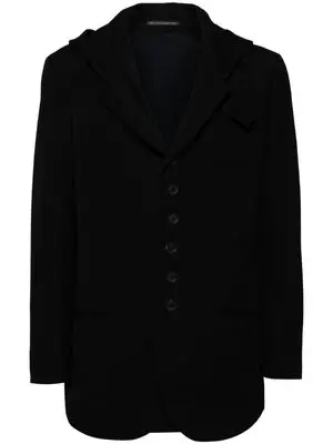 Yohji Yamamoto Hooded Wool Jacket