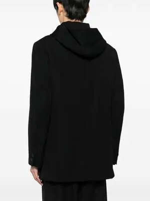 Yohji Yamamoto Hooded Wool Jacket