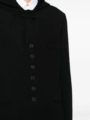Yohji Yamamoto Hooded Wool Jacket