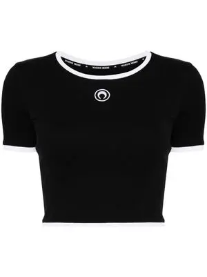 Marine Serre Cropped T-shirts For Women