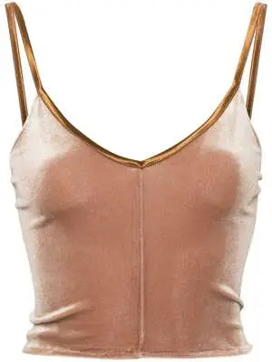 FORTE_FORTE Velvet Cropped Top