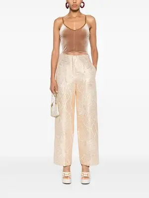 FORTE_FORTE Velvet Cropped Top