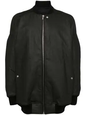 Rick Owens Elongated Bomber Jacket - Black
