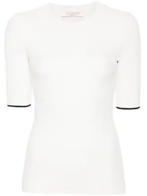 Valentino Garavani Trimmed T-shirts For Women
