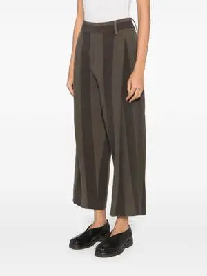 UMA WANG Virgin Wool Blend Striped Trousers