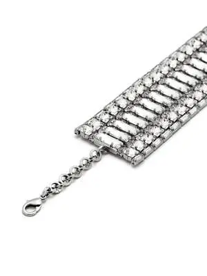 Alessandra Rich Crystal-embellished Choker