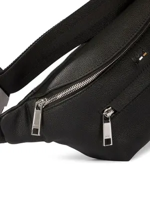 BOSS Faux Leather Belt Bag With Embossed Logo