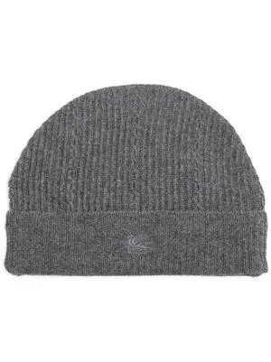 Etro ETRO Logo-Embroidered Beanie Grey