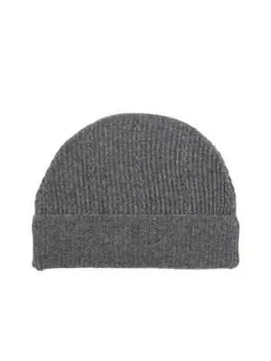 Etro Logo-embroidered Beanie - Grey