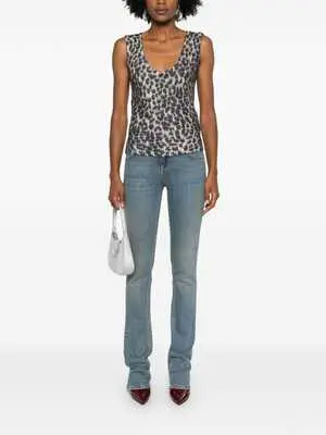 Blumarine Leopard-print Tank Top