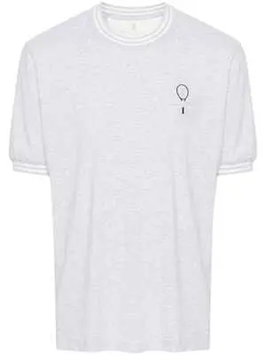 Brunello Cucinelli Tennis-logo T-shirt