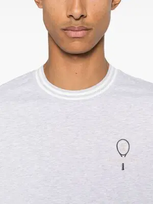 Brunello Cucinelli Tennis-logo T-shirt